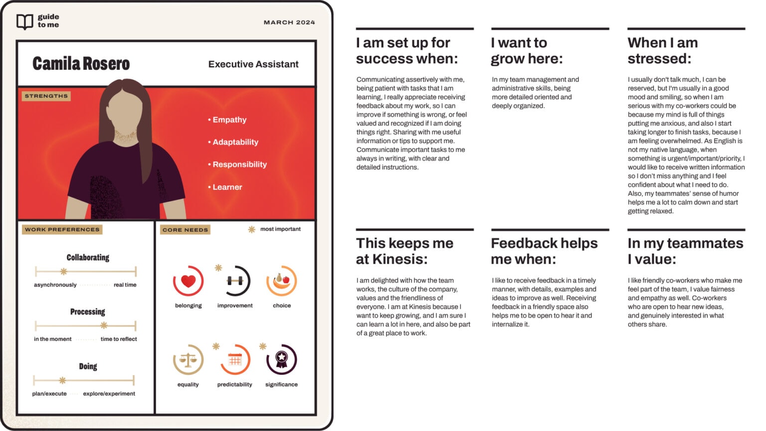 Guide to Me | Kinesis